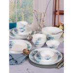 Buy Cello Dazzle Opalware Dinner Set (18 Pcs, Blue Swirl) Online at Best Prices in India - JioMart.