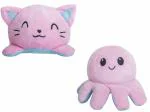 Buy Stuff Tree Combo of Stuffed Octopus and Mini Cat 17 cm reversible ...