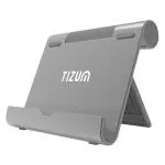 Buy Tizum Z11- Foldable Tablet Stand Holder, Adjustable Angle, Anti-Slip Pads(Black) Online at ...