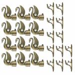 Buy GLOXY ENTERPRISE Swan Bird Shape Aluminium curtain brackets for ...