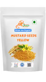 Buy Shree Jee Organic fresh yellow Mustard Seeds 500g | PILI Sarson ...