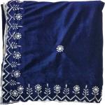 Buy Tutli Putli Women Dark Blue Embroidered Velvet Dupatta Online at ...