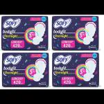 Buy SOFY OVERNIGHT XXXL PACK OF FOUR Sanitary Pad (Pack of 4, 3 Pads ...