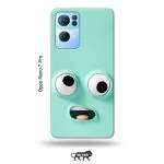 Buy Tweakymod Printed Funny FAce Emoji Back Cover For Oppo Reno 7 Pro ...
