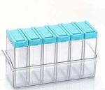 Buy Empresa industries Crystal Clear Masala Box Spice Rack Condiment ...