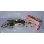 Buy HORIZON Chak De Stainless Steel Unbreakable lid Tiffin Box Lunch ...