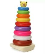 Buy Class Fun Multicolor Class Fun Teddy Rings Jumbo Stacking Rings Educational 11 Stacking Ring ...