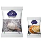 Buy Gajdant Basmati Rice ( 5kg ) + Besan ( 1kg ) Free Online at Best ...