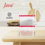 Buy JAVA - 1000 ml Plastic Grocery Container (Pack of 2, Red) Online at ...