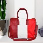 Buy TCS ENTERPRISES Genuine Premium Brown Leatherette Weekender Duffle ...