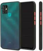 Buy AmericHome Infinix Hot 10, Model X682B, X682C Black Plastic Shock ...