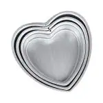 Buy ShopiMoz Aluminium Heart Cake Mould Heart Cake pan Heart Cake Tin ...