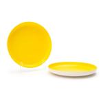 Buy EZ Life Yellow Ceramic Plate 10 Inch (Set Of 2) Pack of 1 Online at ...