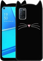 Buy Lenient Oppo A52 Black Rubber 3D Case Back Cover Online at Best ...