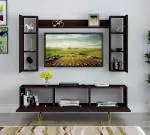 Buy Anikaa Kayson Engineered Wood Floor Standing TV Entertainment Unit ...