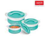 Buy Milton Plastic Jr Casserole Gift Set, 3-Pieces, Blue Online at Best ...
