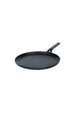 Buy Meyer Black Cast Iron Tawa Pan with Stick Handle Online at Best ...