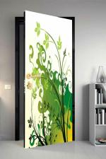 Buy Qth Floral Dor-4242 Design Door Sticker Online at Best Prices in ...