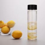 Buy DIVIDEX STORE 750ml Glass water bottle with Air Tight Black Matte ...