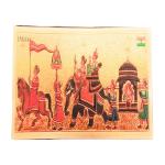 Buy Aayam Design and Solutions Barat scene golden foil sticker magnet ...