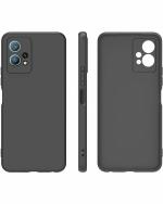 Buy A ACCESSORIES KART iQOO Z6 Black Silicon Back Cover Online at Best ...