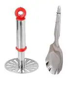 Buy Stainless Steel Pav Bhaji Masher With Stainless Steel Rice Panja ...