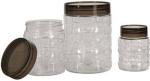 Buy Darkpyro Brown Plastic Storage Checkers Container - 650 ml, 300 ml ...