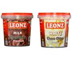 Buy Leonz Milk and White Choco Chips for Decoration of Cakes, Ice ...