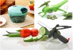 Buy WINGER Plastic & Stainless Steel Clever Chopper & Vegetables Cutter ...