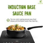 Buy Kishi Kashvi Premium Big Sauce Pan Sauce Pan 26 cm diameter 3.5 L ...