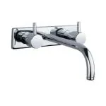 Buy JAQUAR Florentine Series Wall Mounted HOT and Cold Basin Mixer/TAP (Chrome) | Twin Side ...
