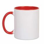 Buy HINS Ceramic Mug (Inner Red Set of 1) for Tea Coffee 325ml ...