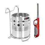 Buy FIRST FRONT Stainless Steel With Stand Cutlery Holder Racks With ...