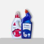 Buy Clean Genius Liquid Detergent 1 Litre And Toilet Cleaner 500 ML ...