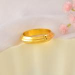 Buy Memoir Brass Gold Conical challa finger ring Men Women Online at ...