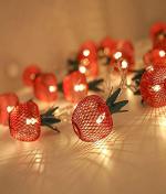 Buy X4Cart Warm White Platic 16 LED Cherry/Apple String Lights Online ...