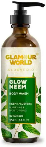 Buy GLAMOUR WORLD Ayurvedic Glow Neem Body Wash (200 ml) Online at Best ...