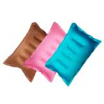 Buy Duckback Polyster Dual Color Air Travel Pillow Pack of 2(Pink,Sea ...