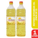Buy Anugraha Refined Soybean Oil 1 LITER | Healthy Cooking with Pure and Delicious Oil : (Pack ...