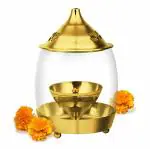 Buy True Decor 6 Inches Akhand Deepak for Puja Arpan Diya Akhand Diya ...