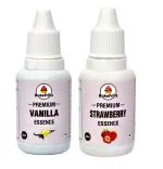 Buy Bakefrillz Vanilla & Strawberry food essence flavour (20 ml x 2 ...