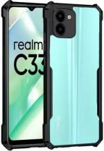 Buy MOZETTE Back Cover for realme C33 (Transparent, Dual Protection ...