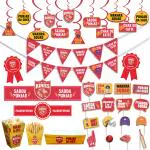 Buy Festiko Ipl Team PK Combo Pack (Set of 101 Pcs), Ipl Theme All-in ...