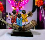 Buy GANESHA ART GALLERY Asthetic statue Pandit with Bhopu Online at ...