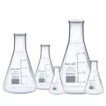 Buy GoLab Laboratory Premium Calibrated Borosilicate Glass Conical ...
