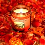 Buy THE LIGHTINGALE Big Jar Scented Wax Glass Coffee Fragrance Week Candle (Monday) for Birthday ...