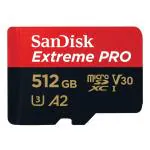 Buy SanDisk Extreme Pro 512GB microSDXC UHS-I, V30, 200MB/s Read, 140MB/s Write, Memory Card for ...