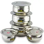 Buy Ramila Serving Set Cookware Patila , Tope, Cookware Set With Lid ...