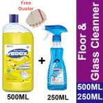 Buy Vedox Floor Cleaner 500ml & Glass Cleaner 250ml Online at Best ...