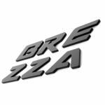 Buy Carmetics Black Plastic 3D Letters Emblem Car Sticker For Brezza ...